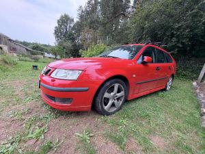 Red Saab 9-3 2007 in Kazlu Ruda, with an engine capacity of 1.91 L and mileage of 234 thousand km for 1600 €, photo 7 on AUTOMOTO.COM.LV