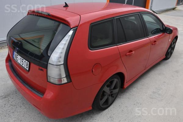 Красный Сааб 9-3 2008 в Рига, объемом двигателя 2.00 л и пробегом 214 тыс. км за 2990 €, фото 5 на AUTOMOTO.COM.LV