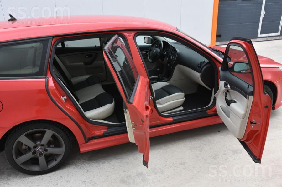 Sarkans Saab 9-3 2008 Rīga, ar dzinēja tilpumu 2.00 L un nobraukumu 214 tūkst. km par 2990 €, foto 6 vietnē AUTOMOTO.COM.LV