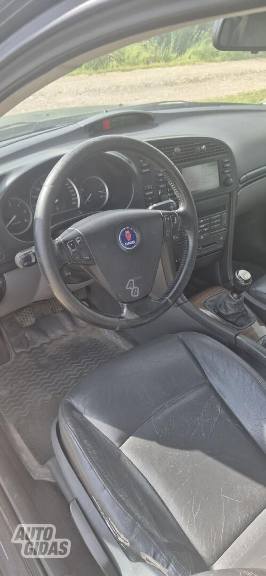 Saab 9-3 2003 Panevēža, ar dzinēja tilpumu 2.20 L un nobraukumu 369 tūkst. km par 450 €, foto 10 vietnē AUTOMOTO.COM.LV