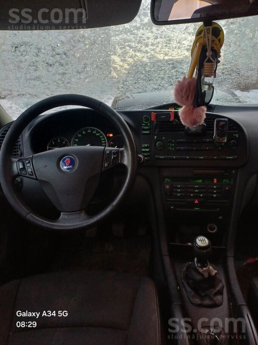 Сааб 9-3 2006 в Тукумс, объемом двигателя 1.90 л и пробегом 339 тыс. км за 1000 €, фото 13 на AUTOMOTO.COM.LV
