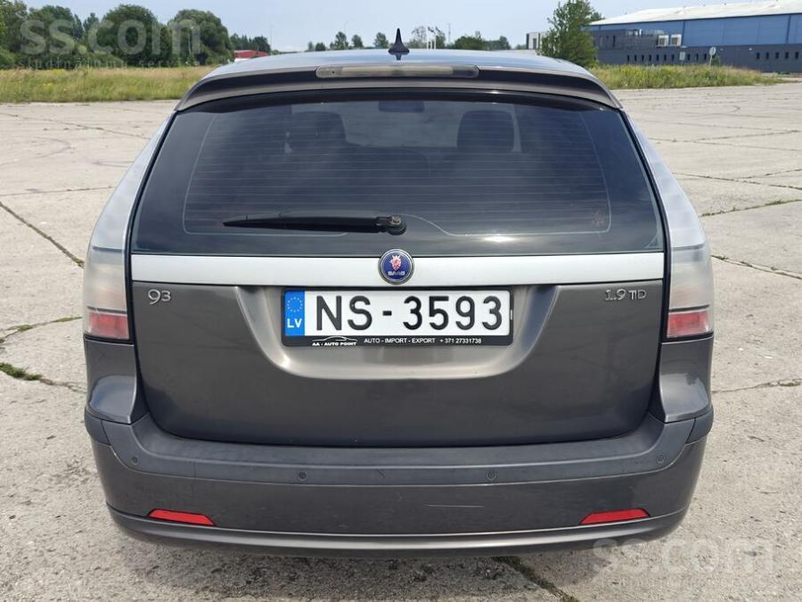 Saab 9-3 2007 in Riga, with an engine capacity of 1.90 L and mileage of 408 thousand km for 1850 €, photo 5 on AUTOMOTO.COM.LV