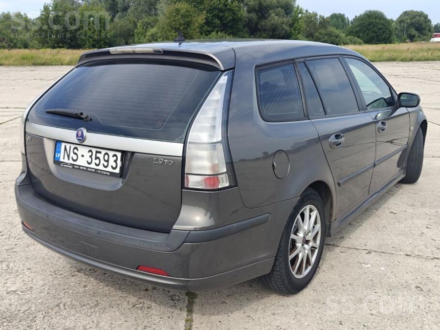 Saab 9-3 2007 in Riga, with an engine capacity of 1.90 L and mileage of 408 thousand km for 1850 €, photo 13 on AUTOMOTO.COM.LV