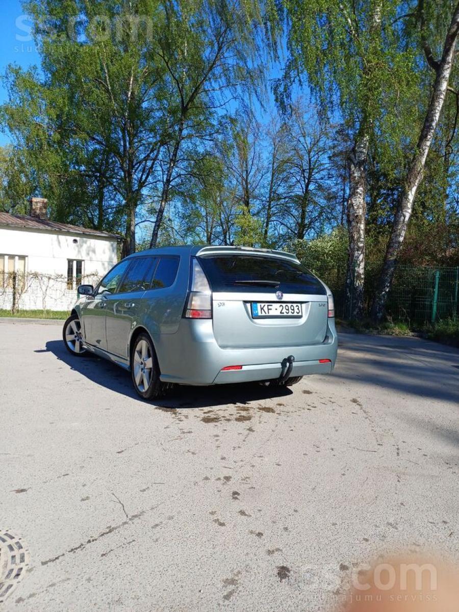 Saab 9-3 2008 in Riga, with an engine capacity of 1.90 L and mileage of 333 thousand km for 2100 €, photo 3 on AUTOMOTO.COM.LV