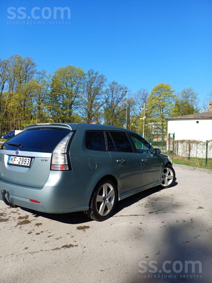 Saab 9-3 2008 in Riga, with an engine capacity of 1.90 L and mileage of 333 thousand km for 2100 €, photo 6 on AUTOMOTO.COM.LV