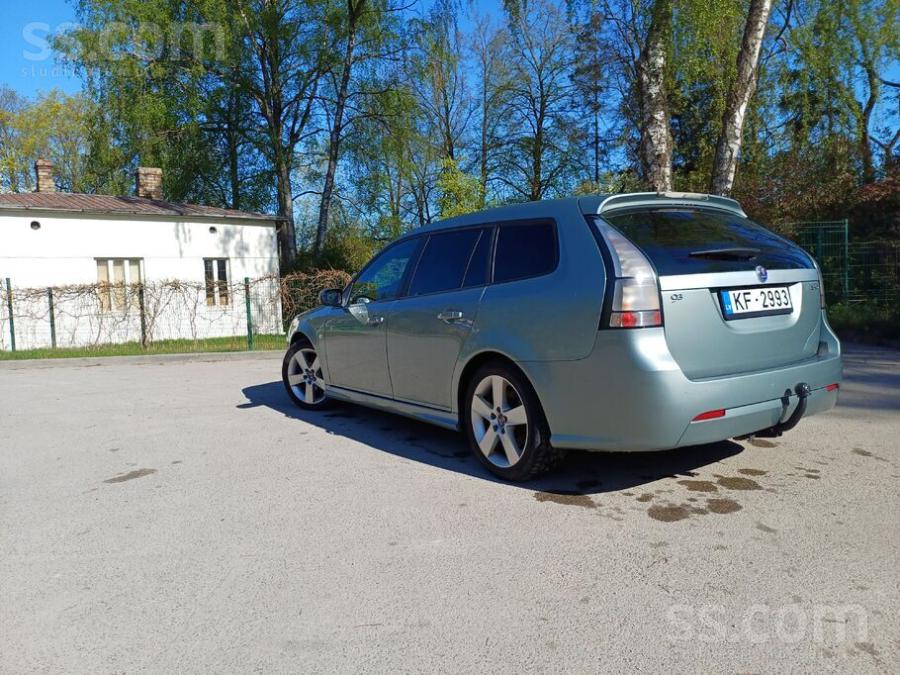 Saab 9-3 2008 in Riga, with an engine capacity of 1.90 L and mileage of 333 thousand km for 2100 €, photo 10 on AUTOMOTO.COM.LV