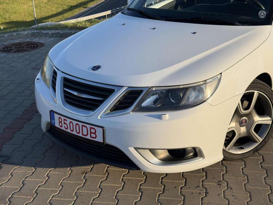 Balts Saab 9-3 2008 Viļņa, ar dzinēja tilpumu 1.91 L un nobraukumu 340 tūkst. km par 4999 €, foto 12 vietnē AUTOMOTO.COM.LV