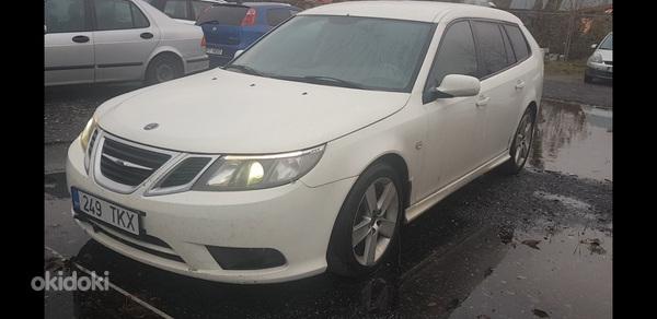 White Saab 9-3 2008 in Tartu, with an engine capacity of 1.90 L and mileage of 547 thousand km for 1200 €, photo 3 on AUTOMOTO.COM.LV