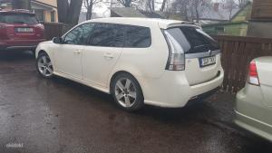 Белый Сааб 9-3 2008 в Тарту, объемом двигателя 1.90 л и пробегом 547 тыс. км за 1200 €, фото 6 на AUTOMOTO.COM.LV