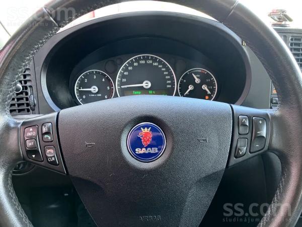 White Saab 9-3 2011 in Talsi, with an engine capacity of 1.90 L and mileage of 0 thousand km for 3500 €, photo 9 on AUTOMOTO.COM.LV