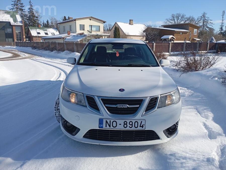 Белый Сааб 9-3 2011 в Валмиера, объемом двигателя 1.90 л и пробегом 238 тыс. км за 3900 €, фото 1 на AUTOMOTO.COM.LV