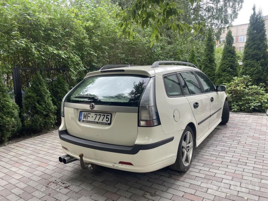 Белый Сааб 9-3 2006 в Рига, объемом двигателя 1.90 л и пробегом 332 тыс. км за 700 €, фото 4 на AUTOMOTO.COM.LV