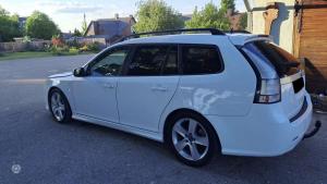 White Saab 9-3 2011 in Anyksciai, with an engine capacity of 1.91 L and mileage of 288 thousand km for 2850 €, photo 3 on AUTOMOTO.COM.LV