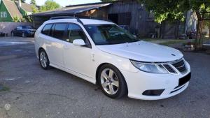 White Saab 9-3 2011 in Anyksciai, with an engine capacity of 1.91 L and mileage of 288 thousand km for 2850 €, photo 4 on AUTOMOTO.COM.LV