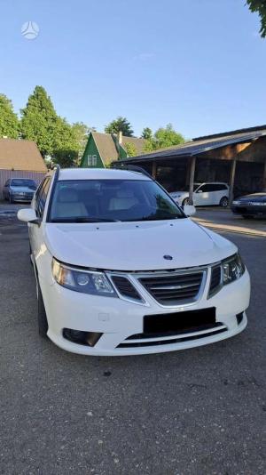 White Saab 9-3 2011 in Anyksciai, with an engine capacity of 1.91 L and mileage of 288 thousand km for 2850 €, photo 5 on AUTOMOTO.COM.LV