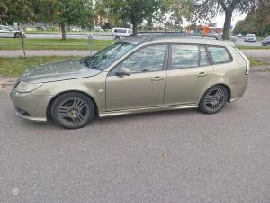 Dzeltens Saab 9-3 2008 Viļņa, ar dzinēja tilpumu 2.00 L un nobraukumu 289 tūkst. km par 1650 €, foto  vietnē AUTOMOTO.COM.LV
