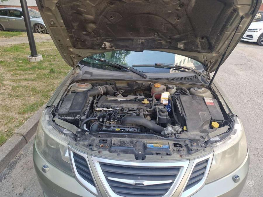 Dzeltens Saab 9-3 2008 Viļņa, ar dzinēja tilpumu 2.00 L un nobraukumu 289 tūkst. km par 1650 €, foto 7 vietnē AUTOMOTO.COM.LV