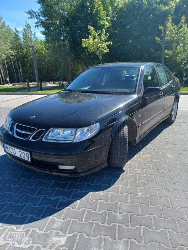 Black Saab 9-5 2002 in Jurbarkas, with an engine capacity of 2.20 L and mileage of 270 thousand km for 999 €, photo 1 on AUTOMOTO.COM.LV