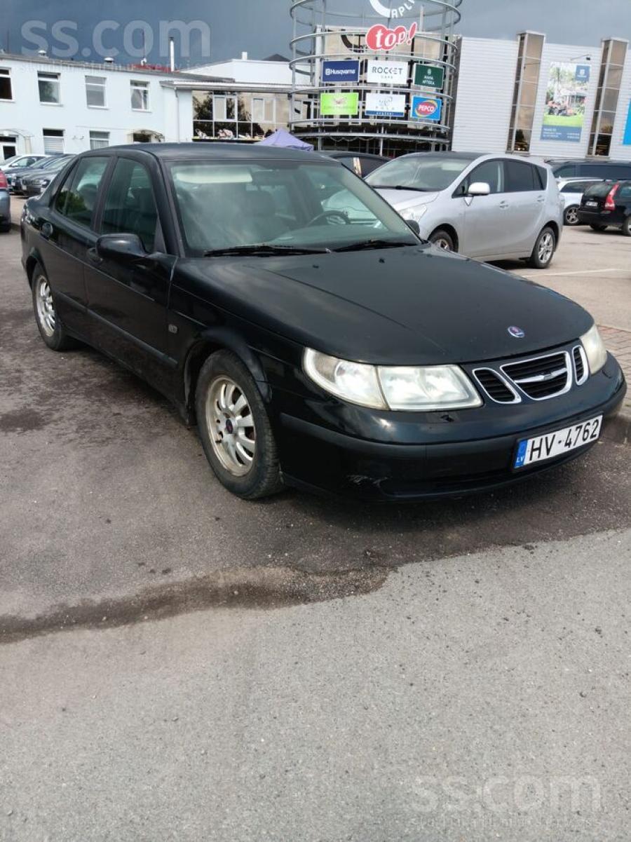Black Saab 9-5 2004 in Tukums, with an engine capacity of 2.00 L and mileage of 0 thousand km for 950 €, photo 1 on AUTOMOTO.COM.LV