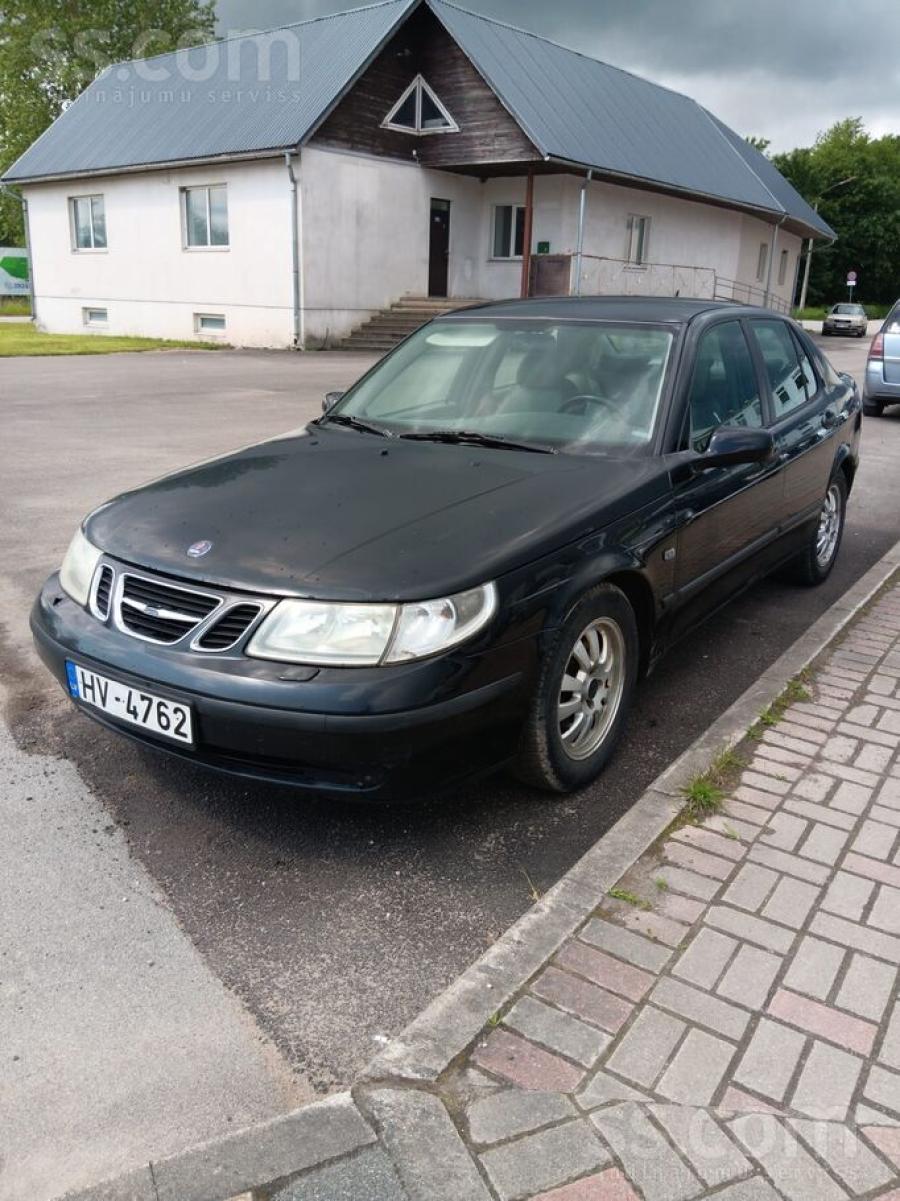 Black Saab 9-5 2004 in Tukums, with an engine capacity of 2.00 L and mileage of 0 thousand km for 950 €, photo 2 on AUTOMOTO.COM.LV