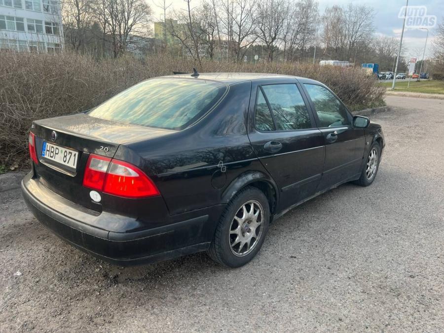 Black Saab 9-5 2004 in Vilnius, with an engine capacity of 2.00 L and mileage of 401 thousand km for 1200 €, photo 7 on AUTOMOTO.COM.LV