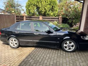 Black Saab 9-5 2004 in Vilnius, with an engine capacity of 2.30 L and mileage of 228 thousand km for 2222 €, photo 3 on AUTOMOTO.COM.LV