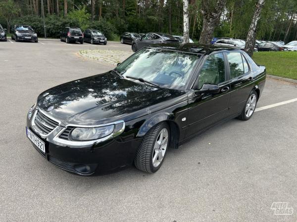 Черный Сааб 9-5 2005 в Каунас, объемом двигателя 2.30 л и пробегом 219 тыс. км за 3900 €, фото 1 на AUTOMOTO.COM.LV