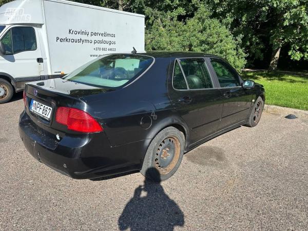 Black Saab 9-5 2006 in Vilnius, with an engine capacity of 1.90 L and mileage of 407 thousand km for 1300 €, photo 5 on AUTOMOTO.COM.LV