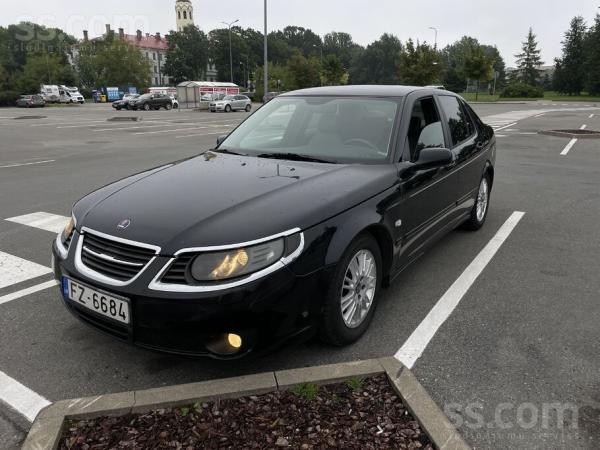 Melns Saab 9-5 2006 Rīga, ar dzinēja tilpumu 2.30 L un nobraukumu 327 tūkst. km par 1150 €, foto 1 vietnē AUTOMOTO.COM.LV