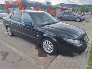 Black Saab 9-5 2006 in Vilnius, with an engine capacity of 1.91 L and mileage of 320 thousand km for 1000 €, photo 5 on AUTOMOTO.COM.LV