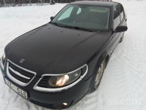 Black Saab 9-5 2007 in Kraslava, with an engine capacity of 1.90 L and mileage of 395 thousand km for 650 €, photo  on AUTOMOTO.COM.LV