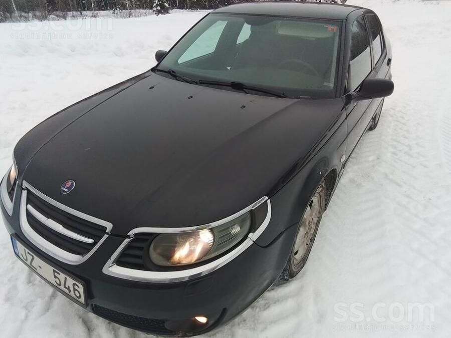 Melns Saab 9-5 2007 Krāslava, ar dzinēja tilpumu 1.90 L un nobraukumu 395 tūkst. km par 650 €, foto 1 vietnē AUTOMOTO.COM.LV