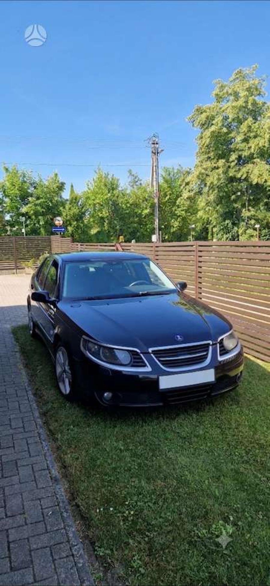 Black Saab 9-5 2008 in Vilkaviskis, with an engine capacity of 1.91 L and mileage of 324 thousand km for 2200 €, photo 3 on AUTOMOTO.COM.LV