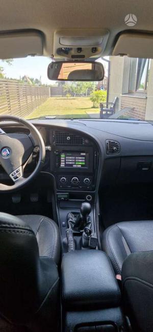 Black Saab 9-5 2008 in Vilkaviskis, with an engine capacity of 1.91 L and mileage of 324 thousand km for 2200 €, photo 6 on AUTOMOTO.COM.LV