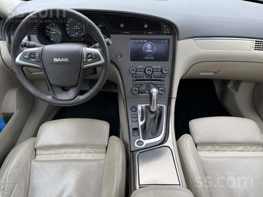 Melns Saab 9-5 2010 Rīga, ar dzinēja tilpumu 2.00 L un nobraukumu 180 tūkst. km par 10900 €, foto 12 vietnē AUTOMOTO.COM.LV