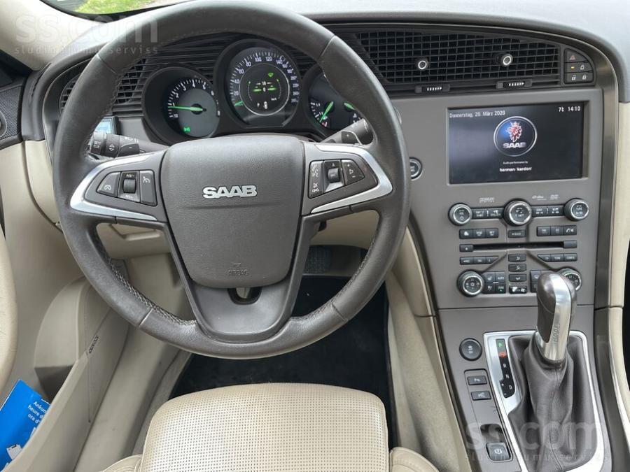 Melns Saab 9-5 2010 Rīga, ar dzinēja tilpumu 2.00 L un nobraukumu 180 tūkst. km par 10900 €, foto 14 vietnē AUTOMOTO.COM.LV