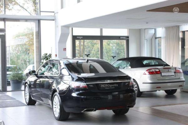 Black Saab 9-5 2010 in Vilnius, with an engine capacity of 2.79 L and mileage of 121 thousand km for 10000 €, photo 5 on AUTOMOTO.COM.LV