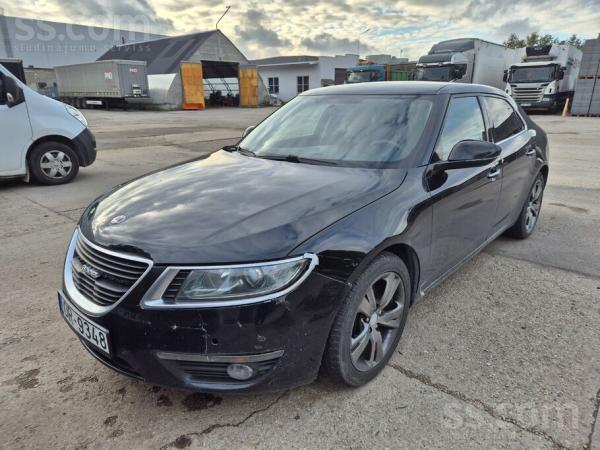 Черный Сааб 9-5 2011 в Рига, объемом двигателя 2.00 л и пробегом 285 тыс. км за 3450 €, фото 1 на AUTOMOTO.COM.LV