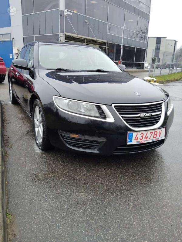 Melns Saab 9-5 2012 Viļņa, ar dzinēja tilpumu 1.96 L un nobraukumu 282 tūkst. km par 5800 €, foto 1 vietnē AUTOMOTO.COM.LV