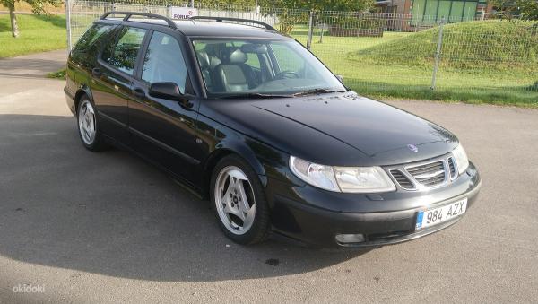 Black Saab 9-5 2002 in Parnu, with an engine capacity of 2.30 L and mileage of 277 thousand km for 4500 €, photo 7 on AUTOMOTO.COM.LV