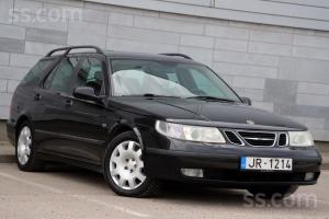 Black Saab 9-5 2004 in Tukums, with an engine capacity of 3.00 L and mileage of 0 thousand km for 2499 €, photo 1 on AUTOMOTO.COM.LV