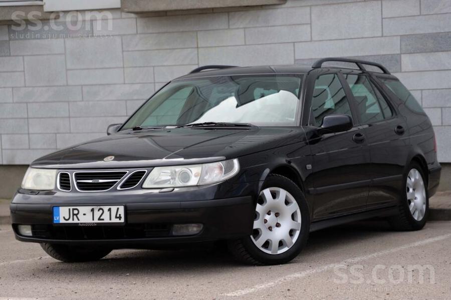 Black Saab 9-5 2004 in Tukums, with an engine capacity of 3.00 L and mileage of 0 thousand km for 2499 €, photo 2 on AUTOMOTO.COM.LV