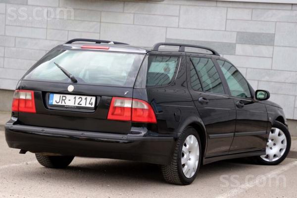 Black Saab 9-5 2004 in Tukums, with an engine capacity of 3.00 L and mileage of 0 thousand km for 2499 €, photo 3 on AUTOMOTO.COM.LV