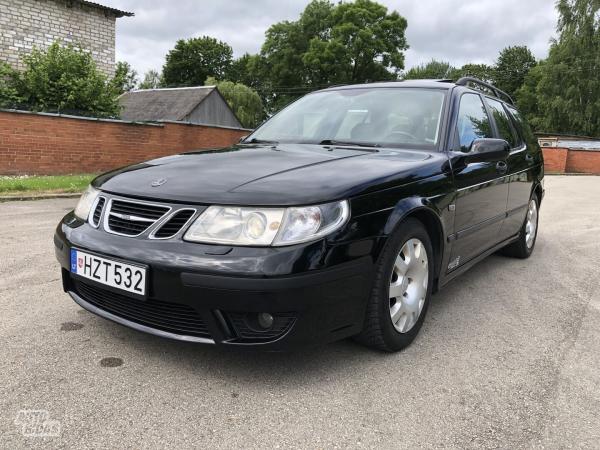 Melns Saab 9-5 2004 Panevēža, ar dzinēja tilpumu 2.30 L un nobraukumu 340 tūkst. km par 1000 €, foto 2 vietnē AUTOMOTO.COM.LV