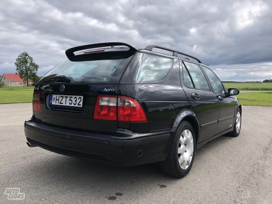 Black Saab 9-5 2004 in Panevezys, with an engine capacity of 2.30 L and mileage of 340 thousand km for 1000 €, photo 4 on AUTOMOTO.COM.LV