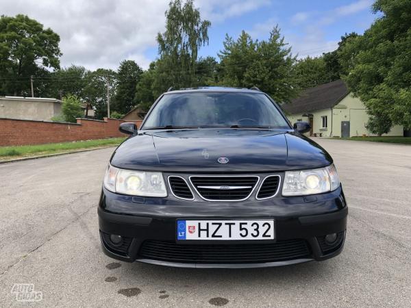 Melns Saab 9-5 2004 Panevēža, ar dzinēja tilpumu 2.30 L un nobraukumu 340 tūkst. km par 1000 €, foto 7 vietnē AUTOMOTO.COM.LV