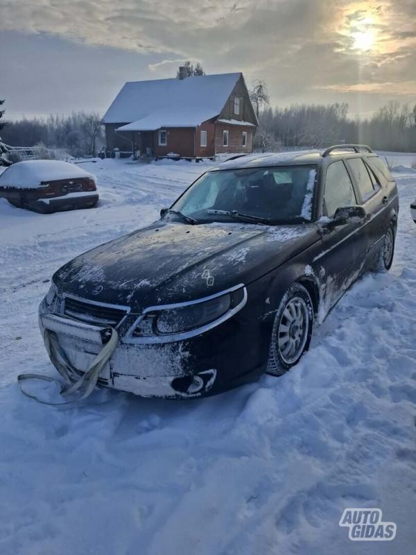 Black Saab 9-5 2007 in Vilnius, with an engine capacity of 1.90 L and mileage of 35 thousand km for 430 €, photo 4 on AUTOMOTO.COM.LV