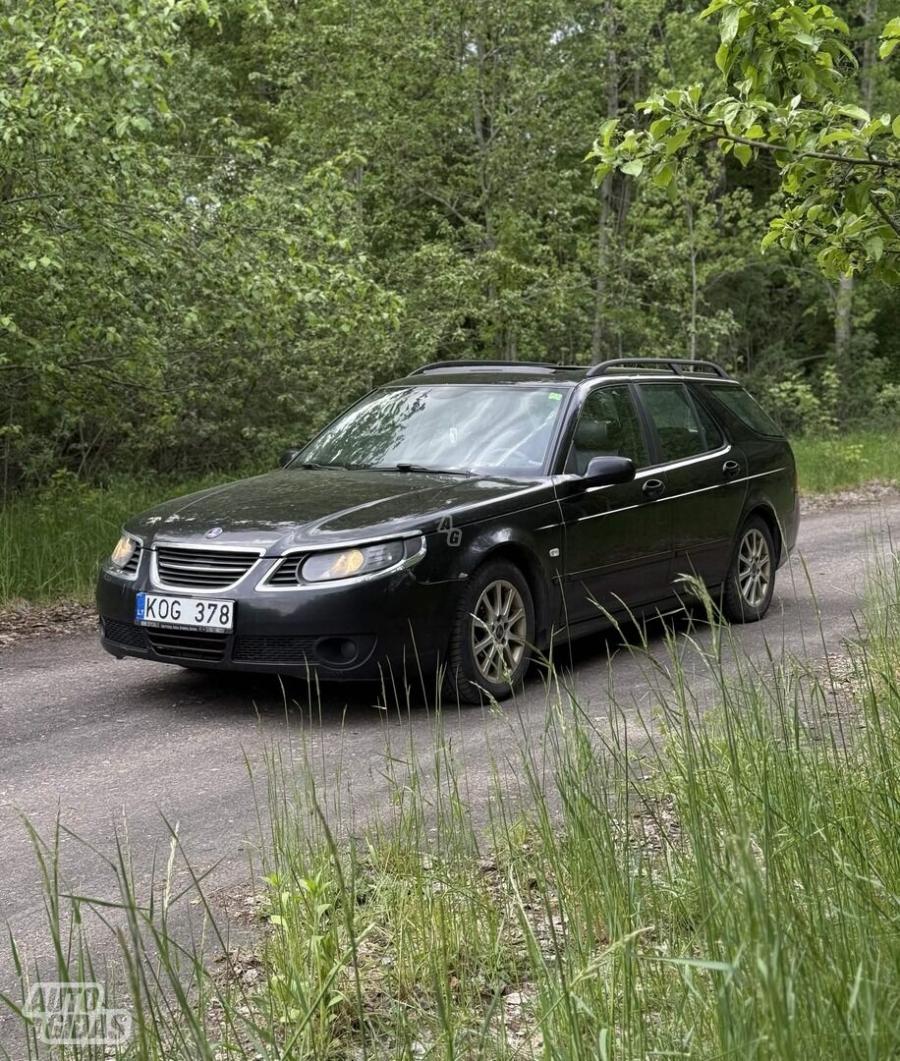 Black Saab 9-5 2007 in Vievis, with an engine capacity of 1.90 L and mileage of 420 thousand km for 630 €, photo 1 on AUTOMOTO.COM.LV