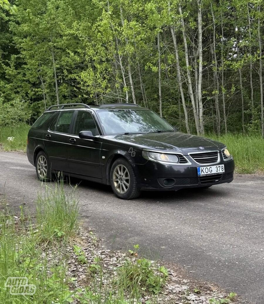 Black Saab 9-5 2007 in Vievis, with an engine capacity of 1.90 L and mileage of 420 thousand km for 630 €, photo 4 on AUTOMOTO.COM.LV