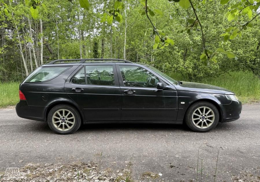 Black Saab 9-5 2007 in Vievis, with an engine capacity of 1.90 L and mileage of 420 thousand km for 630 €, photo 5 on AUTOMOTO.COM.LV
